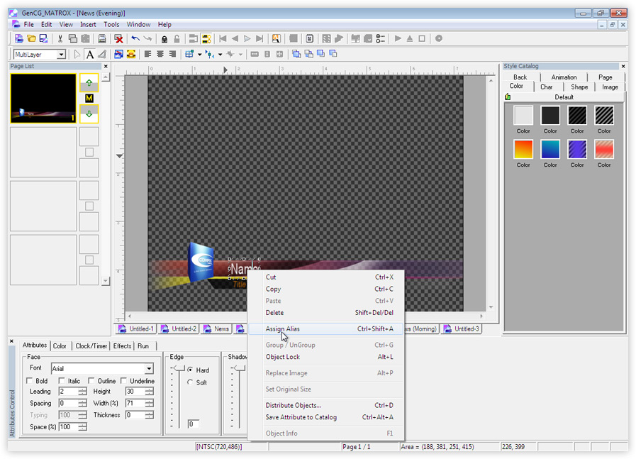 Creating CG Templates on Your Character Generator | Rundown Creator ...
